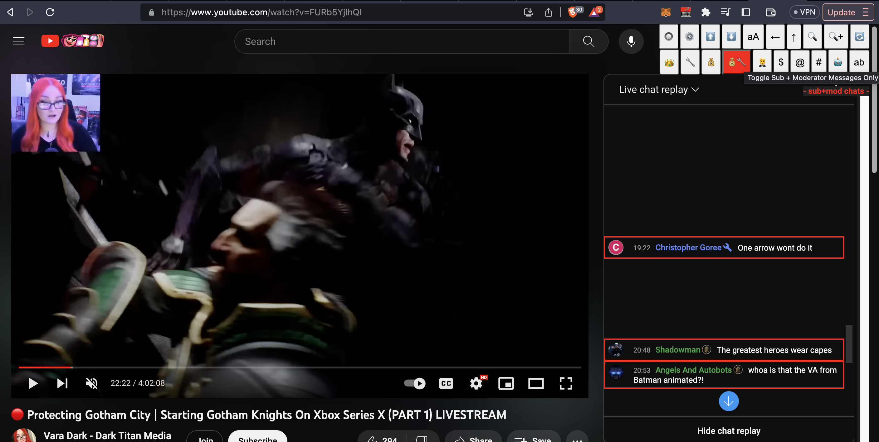 ReggieTV - browser extension for Youtube livestreams to level up your chatting experience